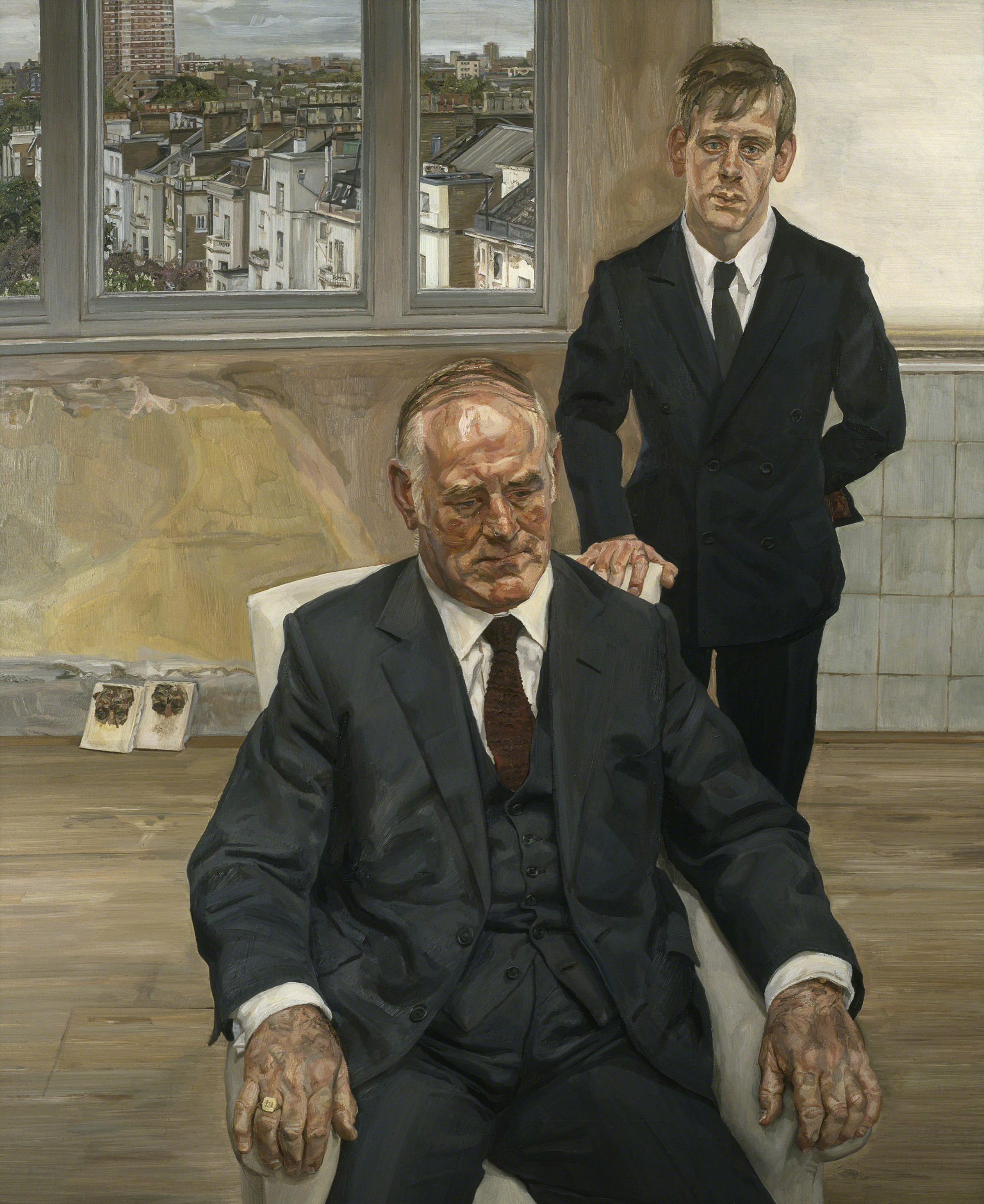 Lucian Freud – Two Irishmen in W11 – 1984-85 – coll. private, Irlanda ...