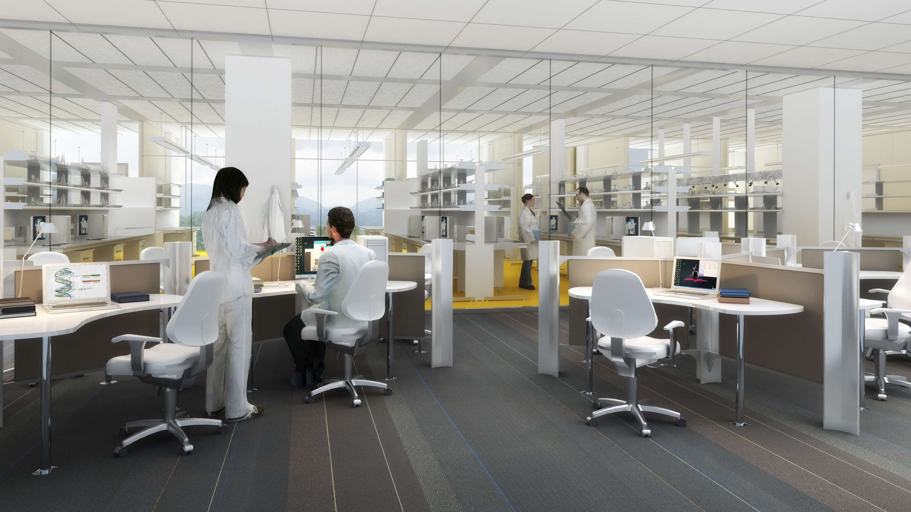 RiMED Laboratory Interior – photo HOK | Artribune