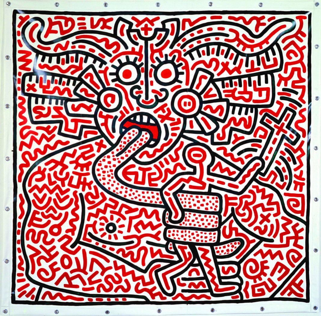 Keith Haring, Untitled, 1982 – coll. Salama bint Hamdan Al Nahyan, Abu ...