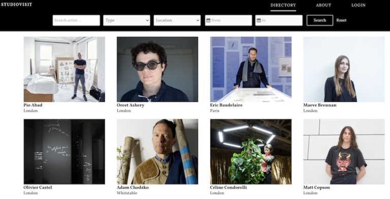 StudioVisit, il sito web per visitare gli studi d’artista | Artribune