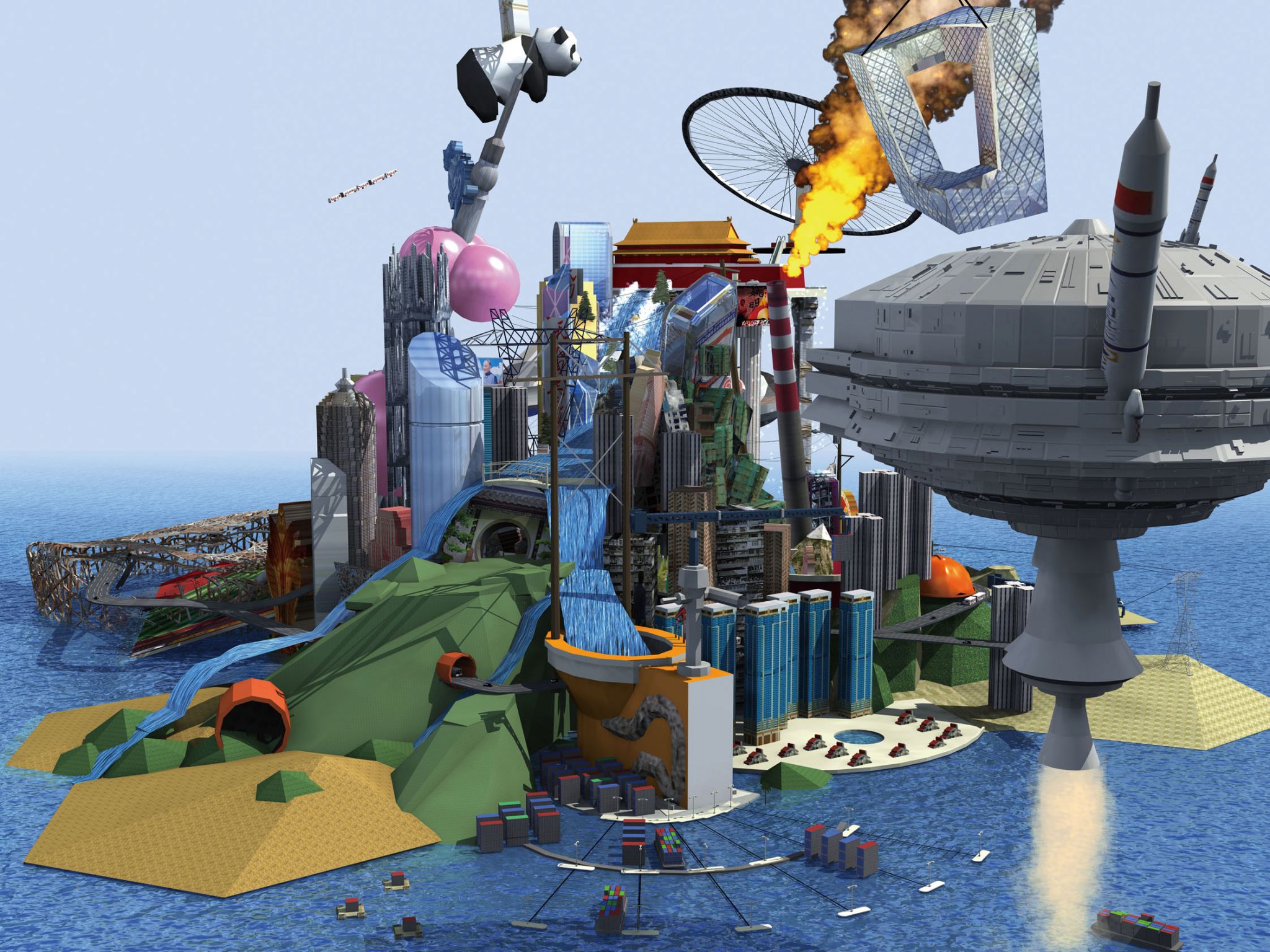 La mostra di Cao Fei a Roma al Maxxi