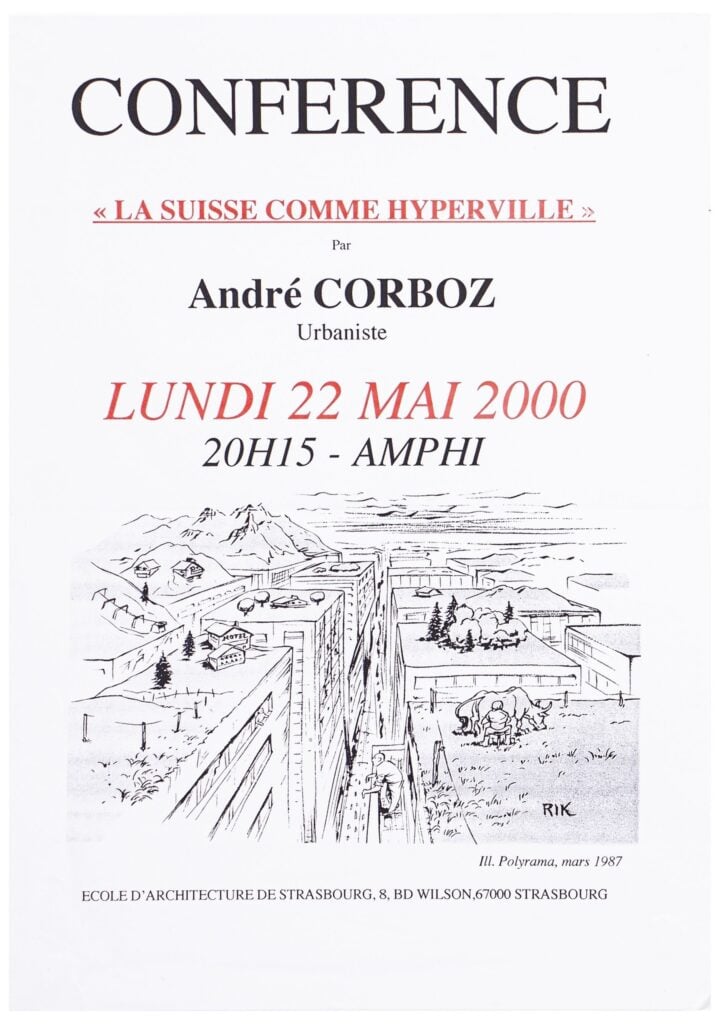 La mostra su André Corboz al Teatro dell’Architettura di Mendrisio ...
