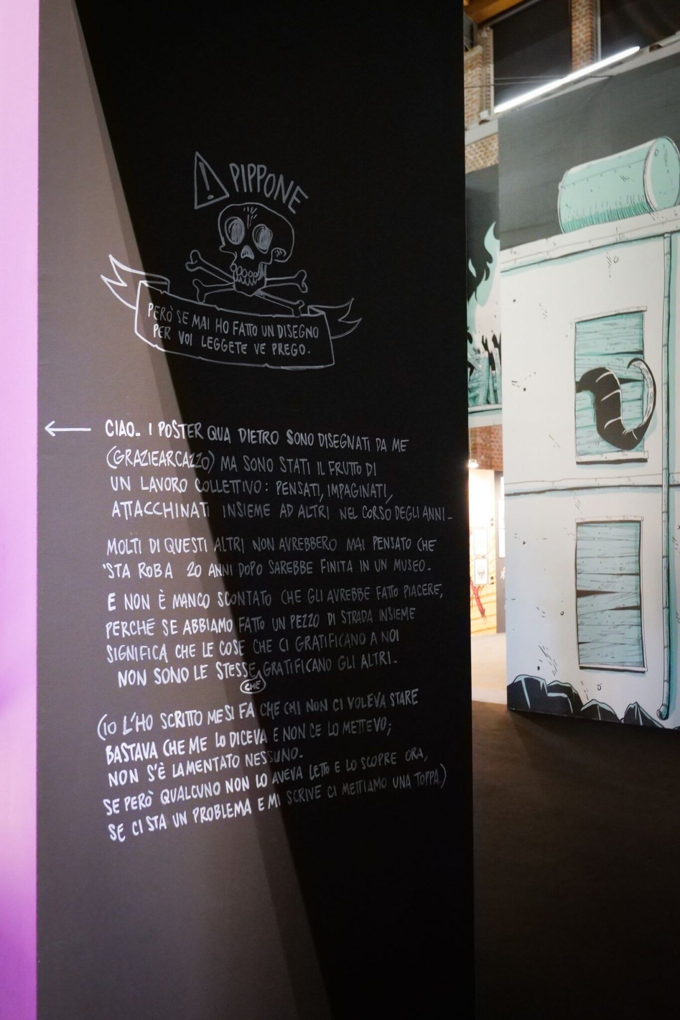 La mostra di Zerocalcare alla Fabbrica del Vapore a Milano | Artribune