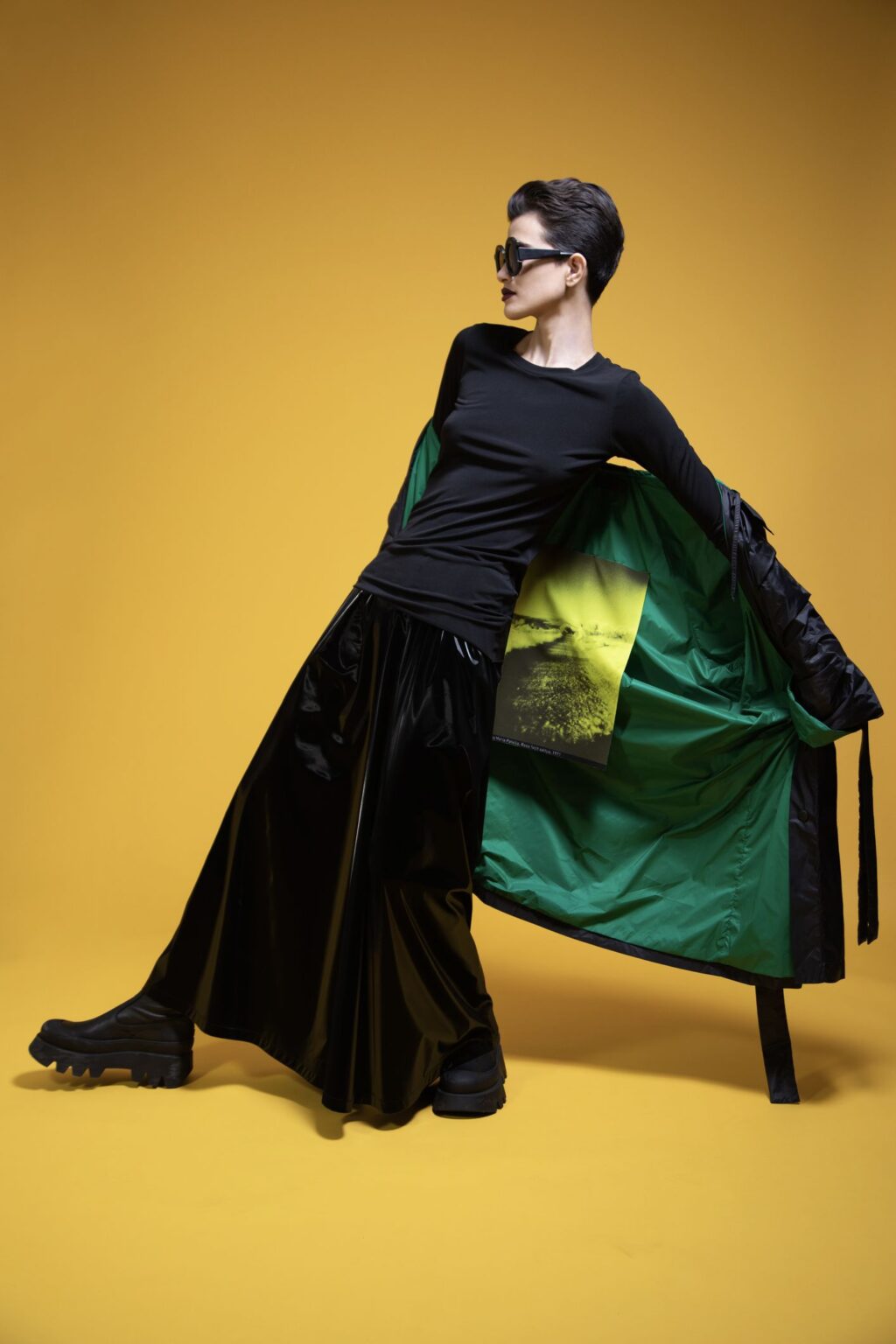 La stilista Maria Calderara collabora con Luca Maria Patella | Artribune