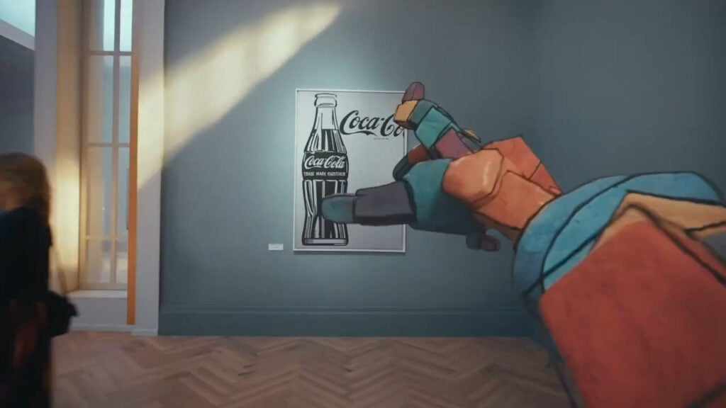 Nuovo spot Coca-cola celebra opere celebri e arte emergente
