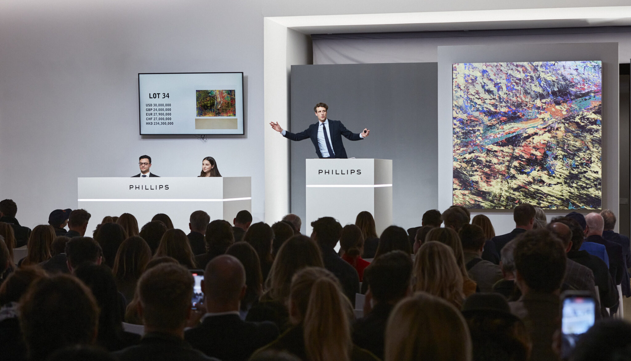 Richter e Léger hanno guidato le aste di Phillips a New York