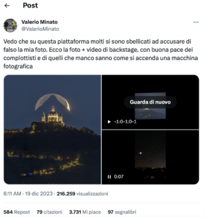 La Nasa premia la foto più bella di Natale: Basilica di Superga ...