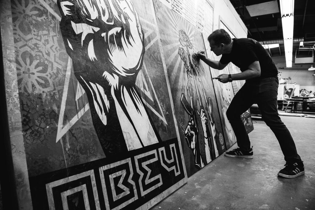 La mostra di Obey alla Fabbrica del Vapore di Milano