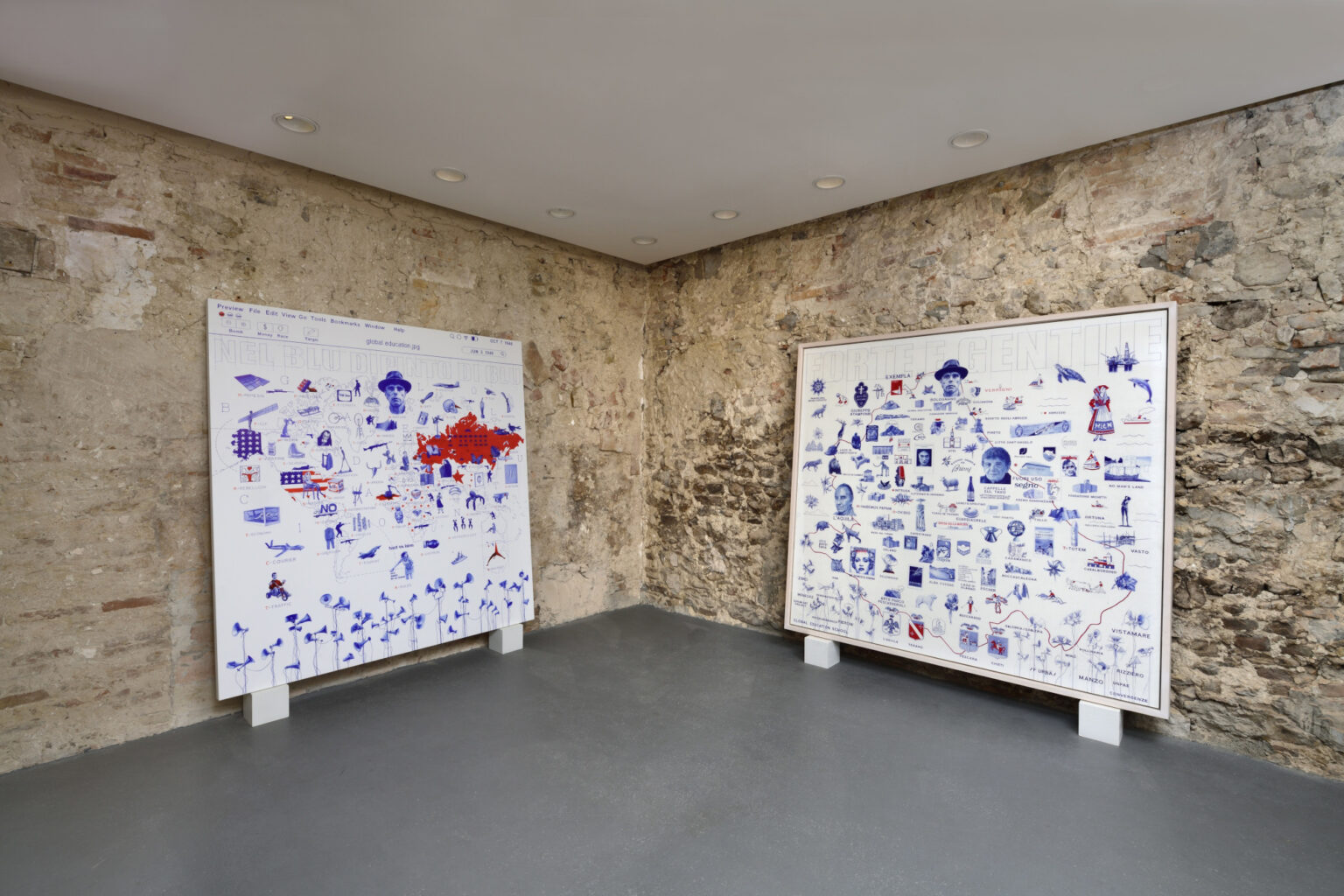 La mostra di Giuseppe Stampone a Castelbasso