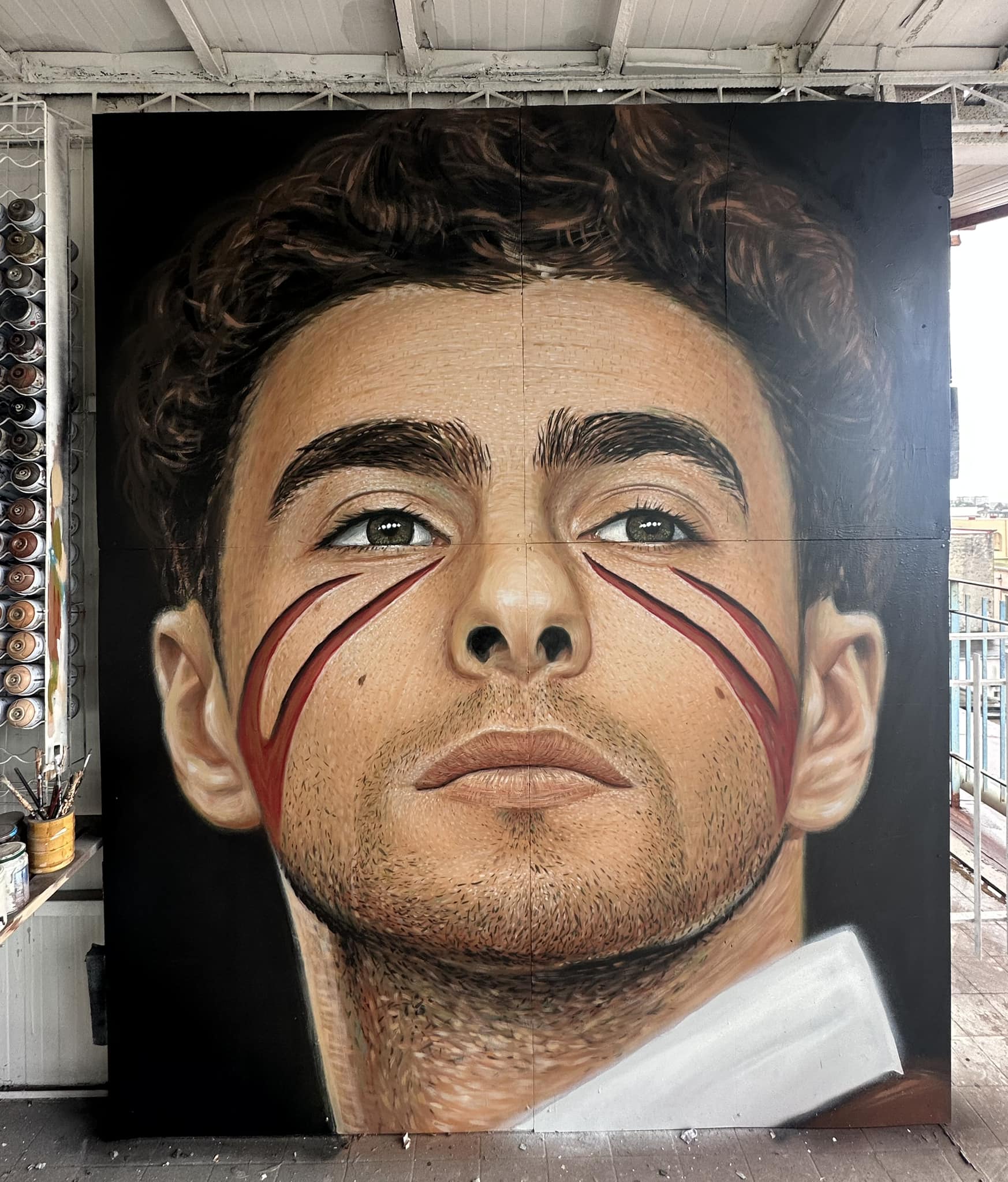 Il murale di Jorit dedicato a Luigi Mangione: perché lo street artist ...