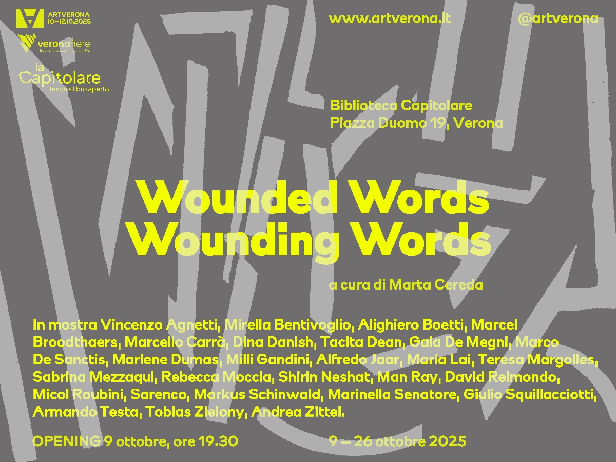 Wounded Words Wounding Words | Artribune