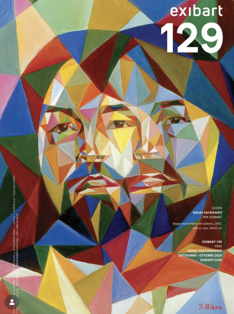 Il pittore Nikas Safronov amico di Putin sulla copertina di Exibart