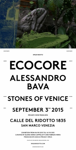 Ecocore/Alessandro Bava - Stones of Venice | Artribune