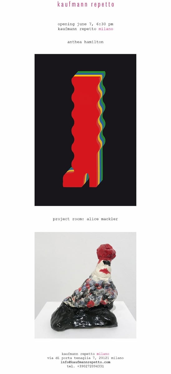 Anthea Hamilton / Alice Mackler | Artribune