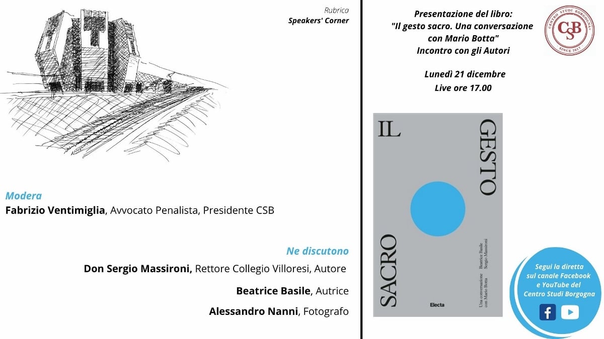 Il gesto sacro. Una conversazione con Mario Botta | Artribune